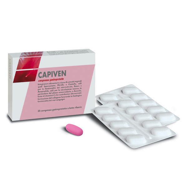 Capiven compresse coadiuvante nell'insufficienza venosa - Nutrizione e Vita